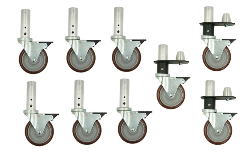 Caster Sets to Roll Your Risers